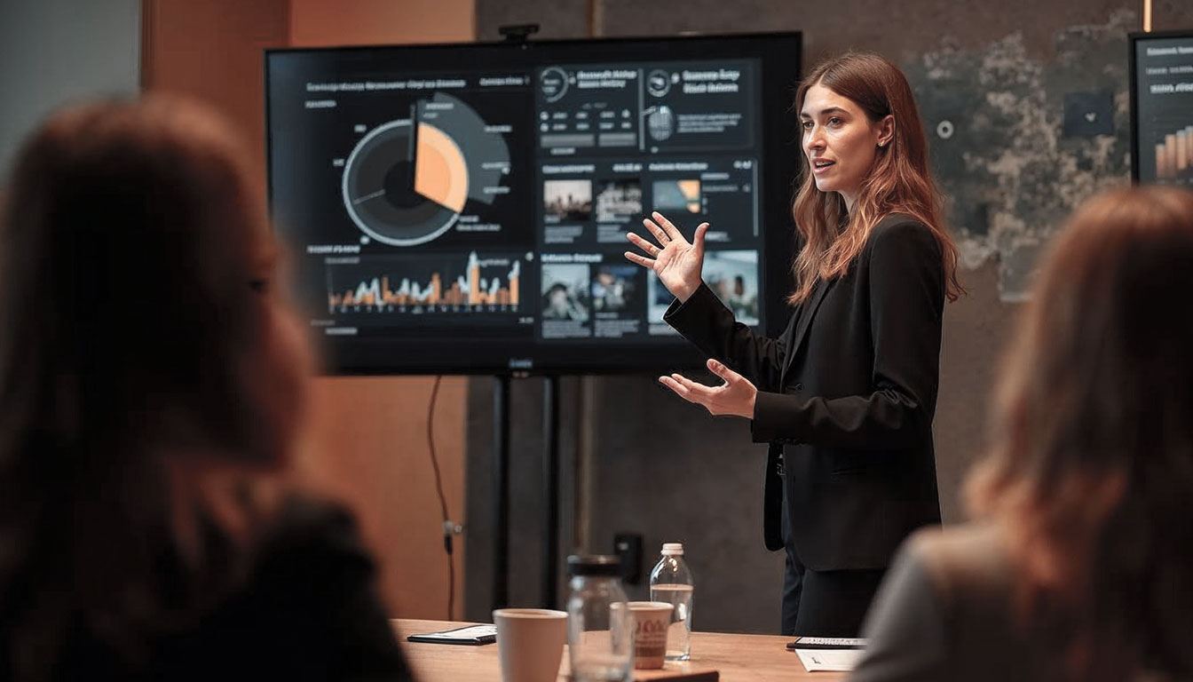 The Psychology of the Color BLACK in Business Presentations